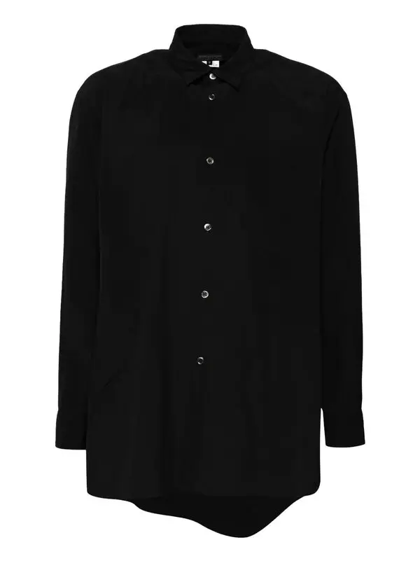 Comme Des Garçons Pocket-patched Shirt - Black