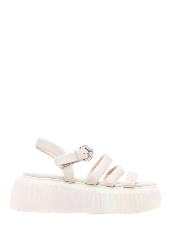 Agl Strap-design Platform Sandals - Neutrals