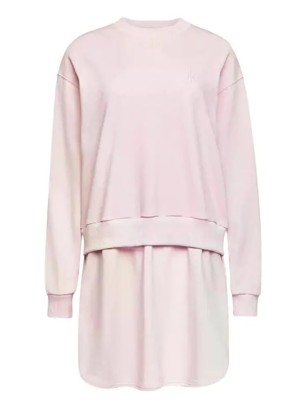 JW Anderson Layered Sweatshirt Dress - Pink