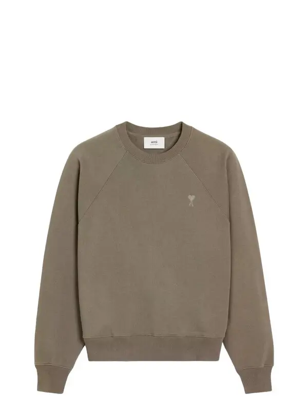 AMI Paris De Coeur Sweatshirt - Green