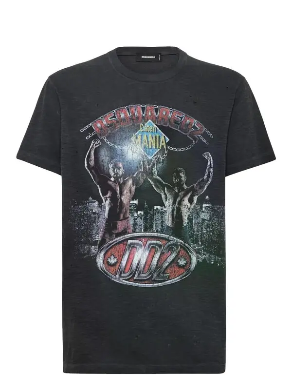 Dsquared2 Graphic-print T-shirt - Black