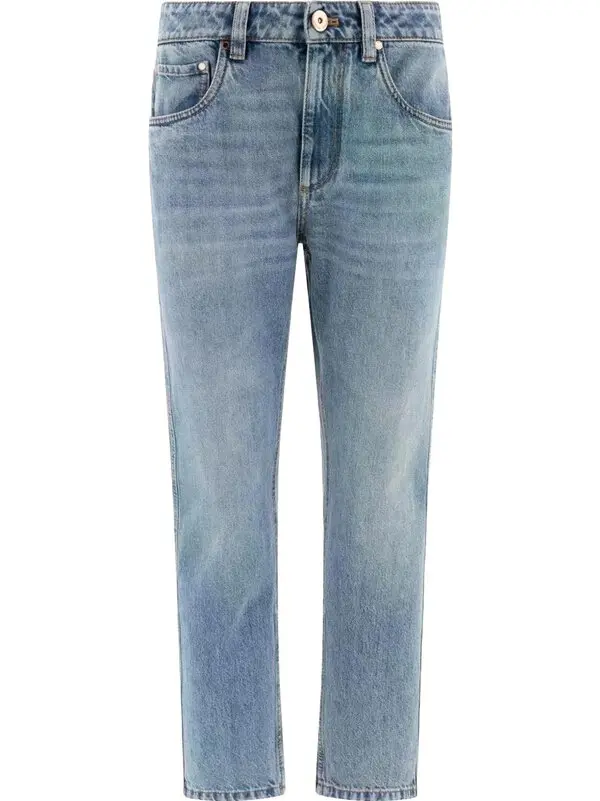 Brunello Cucinelli Tapered Jeans - Blue