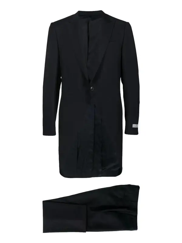 Canali Single-breasted Wool-mohair Suit - Blue