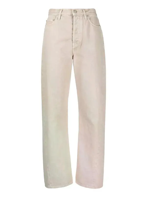 TOTEME Twisted Seam Straight-leg Jeans - Neutrals