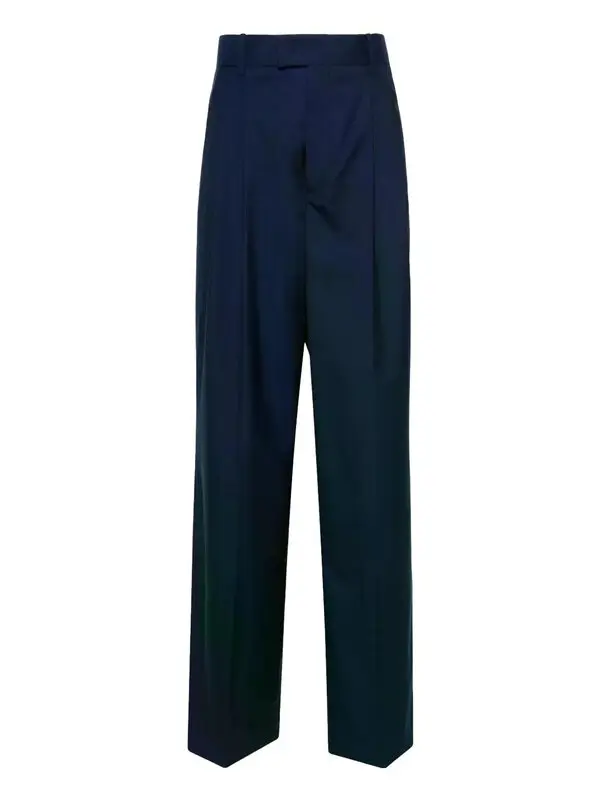 ARMARIUM Giorgia Tailored Wool Trousers - Blue