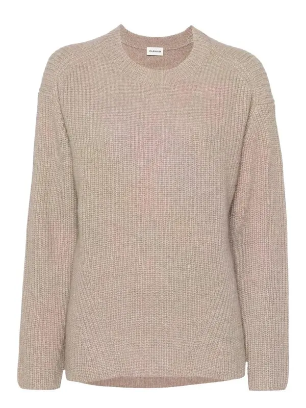 P.a.r.o.s.h Crew-neck Cashmere Jumper - Neutrals