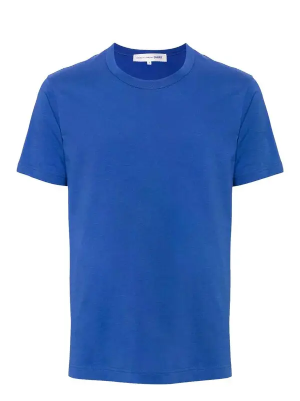Comme Des Garçons Logo Print T-shirt - Blue