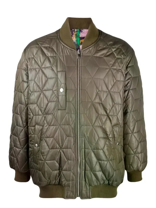 MARANT Otis Reversible Bomber Jacket - Green