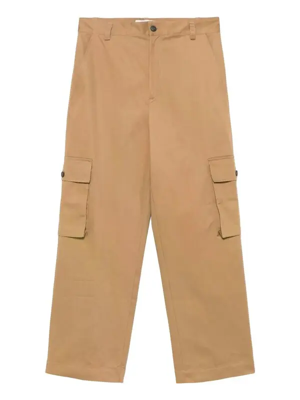 Maison Kitsuné Cotton Cargo Pants - Neutrals