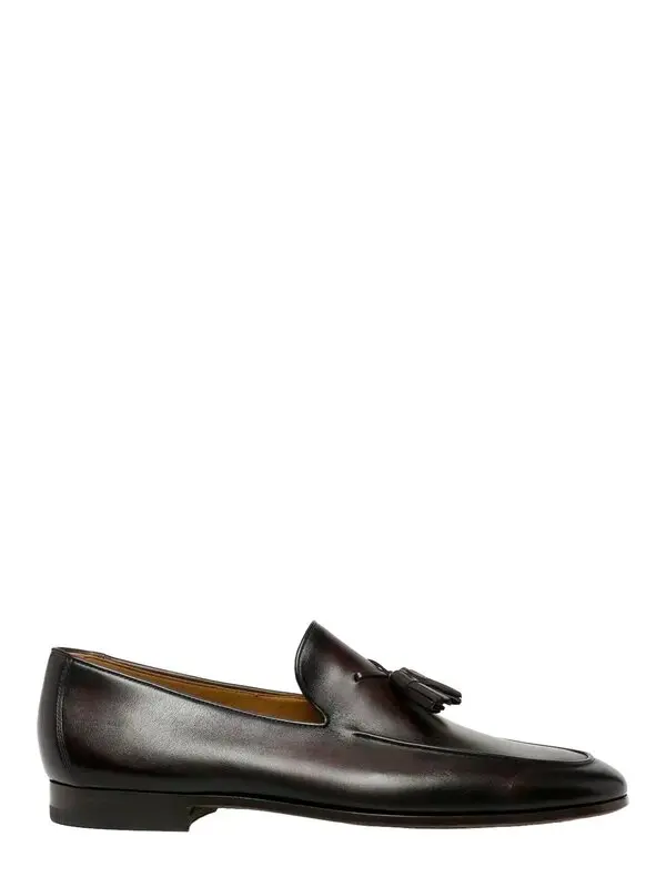 Magnanni Aston Tassel Detail Loafers - Brown