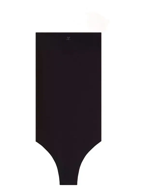 COURREGES Illusion Bodysuit - Black