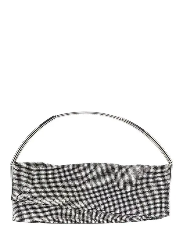 Benedetta Bruzziches Crystal-embellished Tote - Silver
