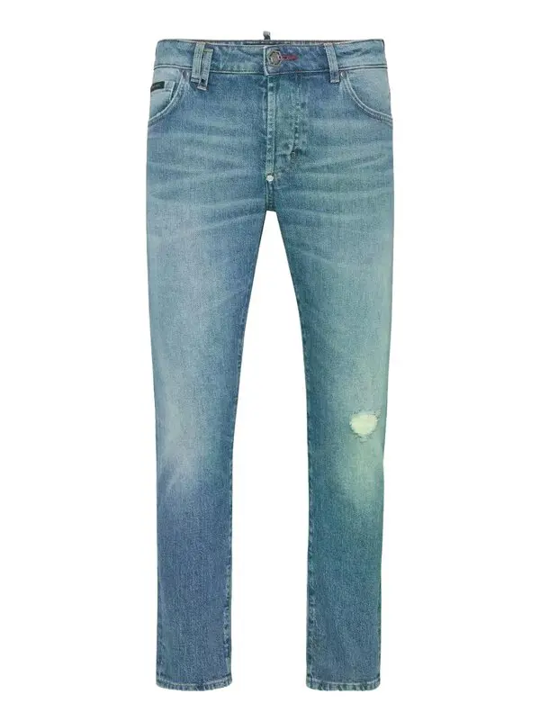 Philipp Plein Skinny 5-pocket Jeans - Blue