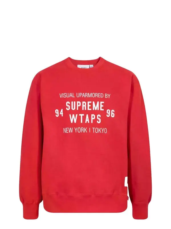 Supreme Crew Neck Sweatshirt - Red