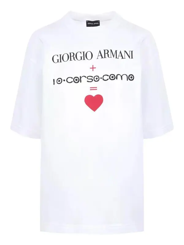 Giorgio Armani X 10 Corso Como Cotton T-shirt - White