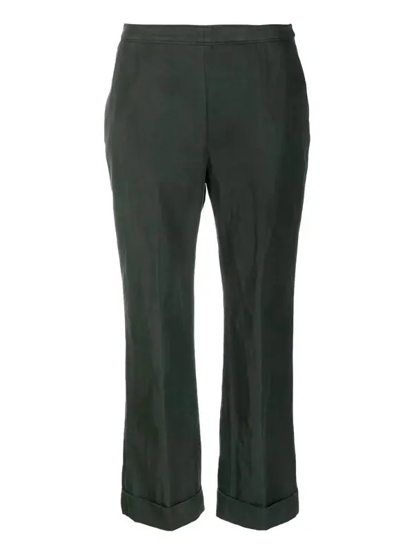 Aspesi Cropped Flared Trousers - Grey