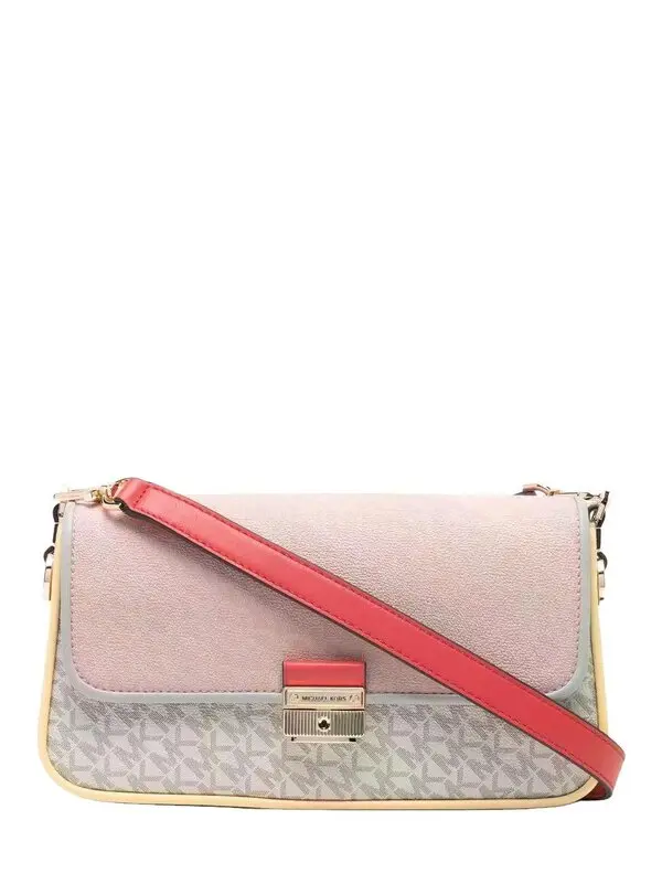 Michael Kors Bradshaw Logo-print Shoulder Bag - Neutrals