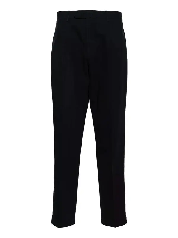 DELL'OGLIO Mid-rise Twill Chinos - Blue
