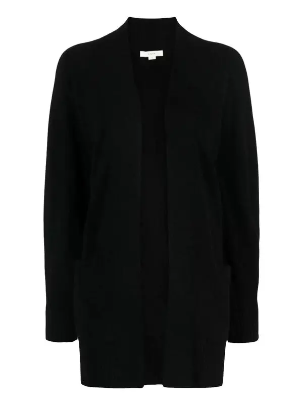 Vince Open-front Cashmere Cardigan Coat - Black
