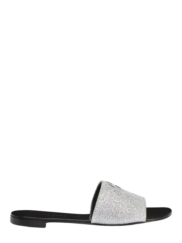 GIUSEPPE ZANOTTI Shirley Glitter Sandals - Silver