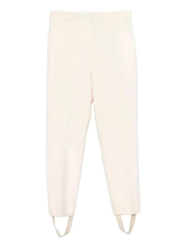 Wardrobe.NYC Tuxedo Trousers With Detachable Stirrups - Neutrals