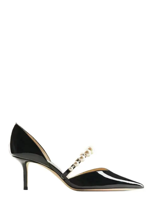 JIMMY CHOO Aurelie 65mm Pearl-embellished Pumps - Black