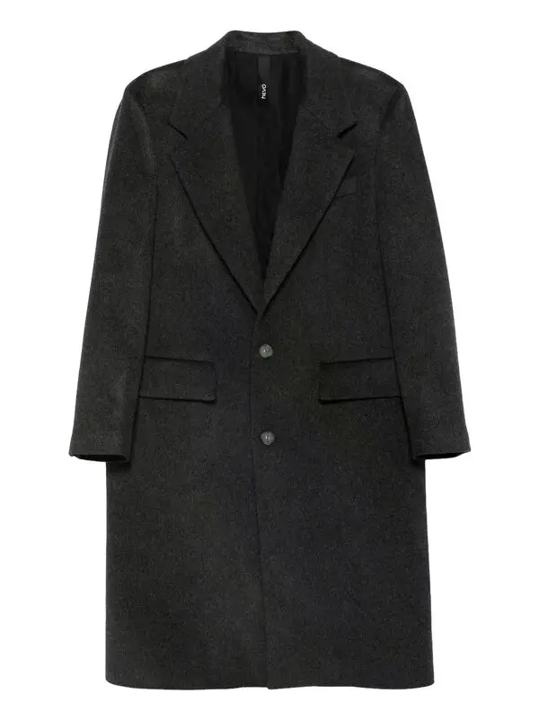 HEVO Trinitapoli Cashmere Coat - Grey