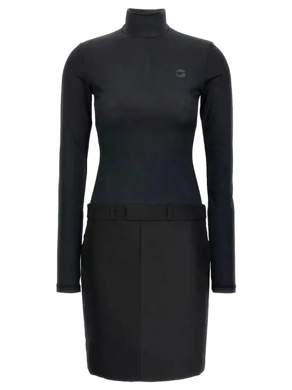 Coperni Hybrid Tailored Dress - Black