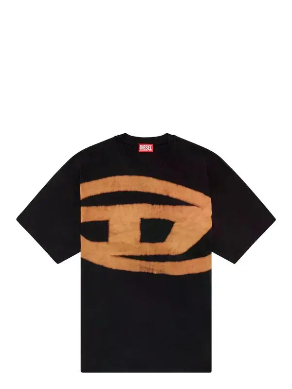 DIESEL® T-boxt-bleach Logo-print T-shirt - Black