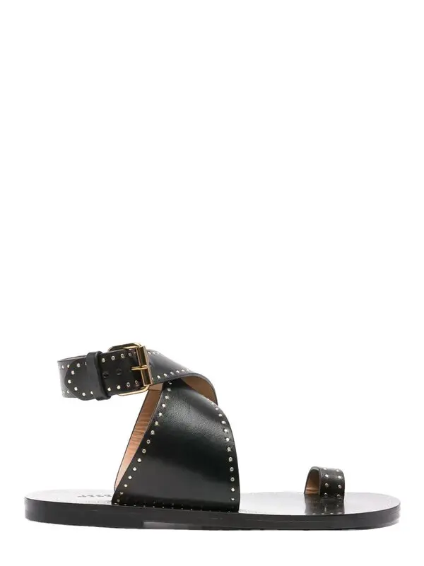 Isabel Marant Étoile Jools Studded Sandals - Black