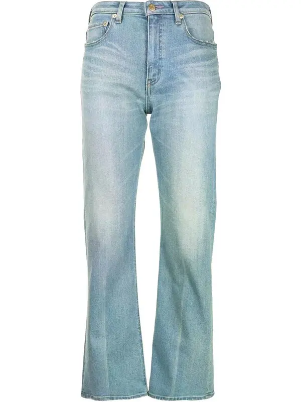 TU ES MON TRESOR The Amethyst Flare Leg Jeans - Blue