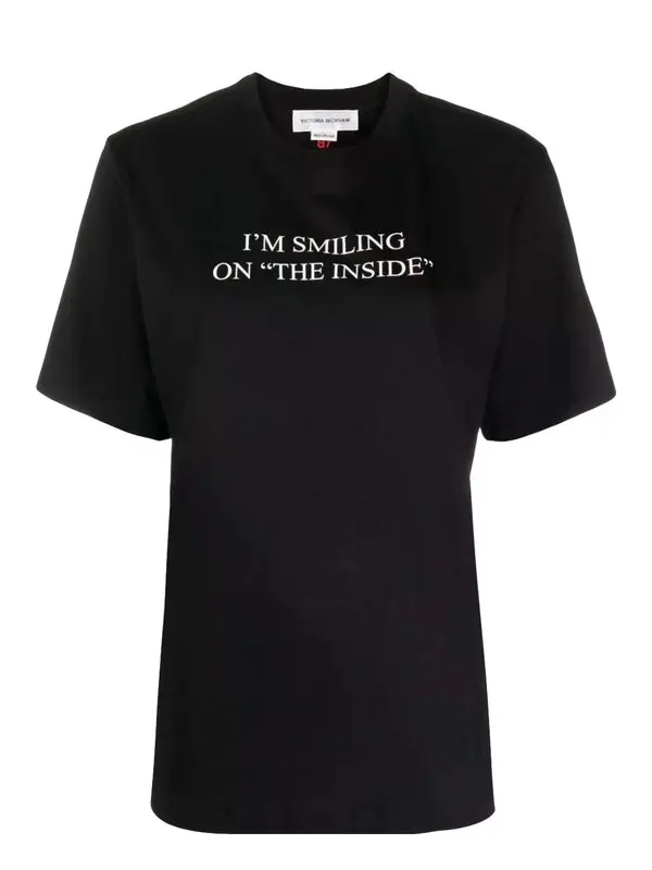 Victoria Beckham Organic Cotton Jersey T-shirt - Black