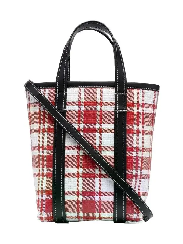Balenciaga Barbes Small North-south Shopper Bag - Red