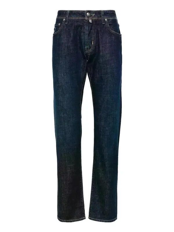 Jacob Cohen Nick Mid-rise Slim-fit Jeans - Blue