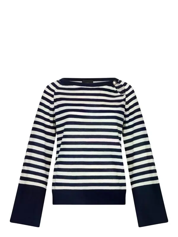 Liu Jo Striped Jumper - Blue
