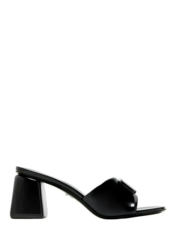 Versace 70mm Appliqué Sandals - Black