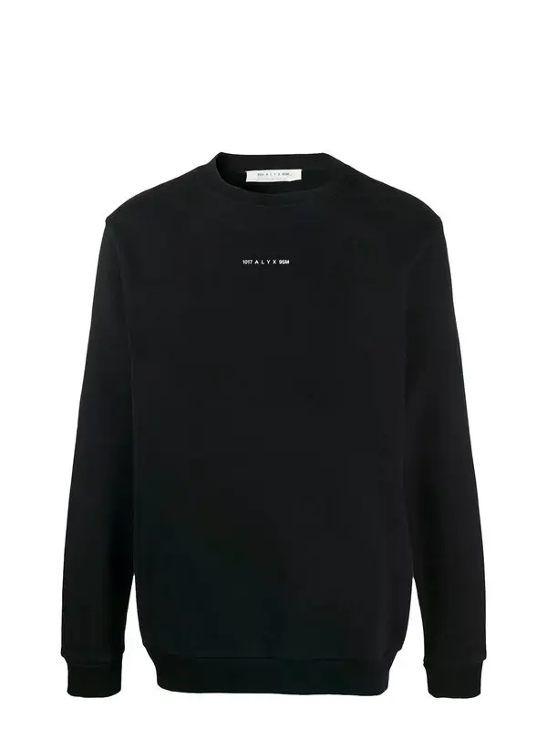 1017 Alyx 9sm Logo Graphic Print Sweatshirt - Black