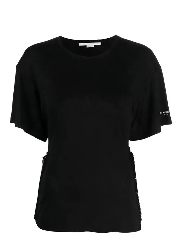 Stella McCartney Raglan-sleeved T-shirt - Black