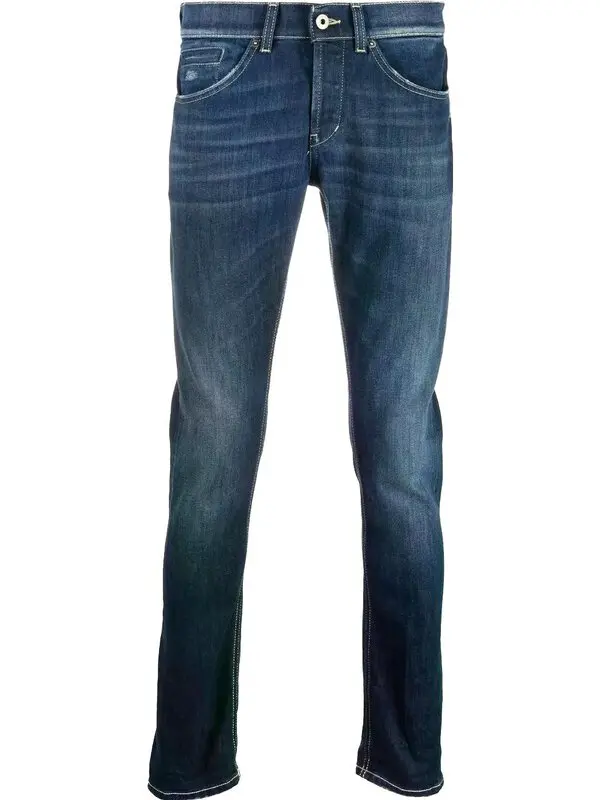 DONDUP Mid-rise Slim-fit Jeans - Blue