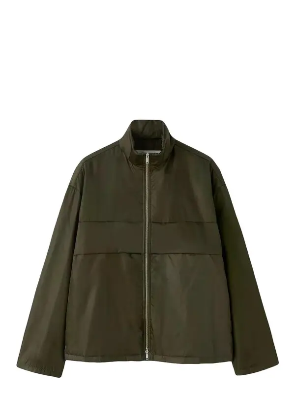 JIL SANDER Funnel-neck Padded Jacket - Green