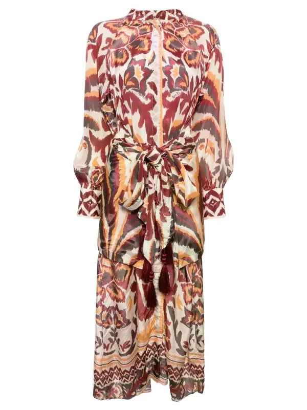 Farm Rio Toucans Dimity Dress - Neutrals