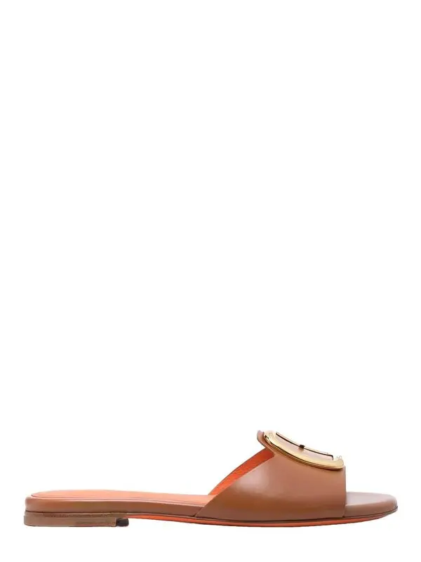 Santoni Buckle-detail Sandals - Brown