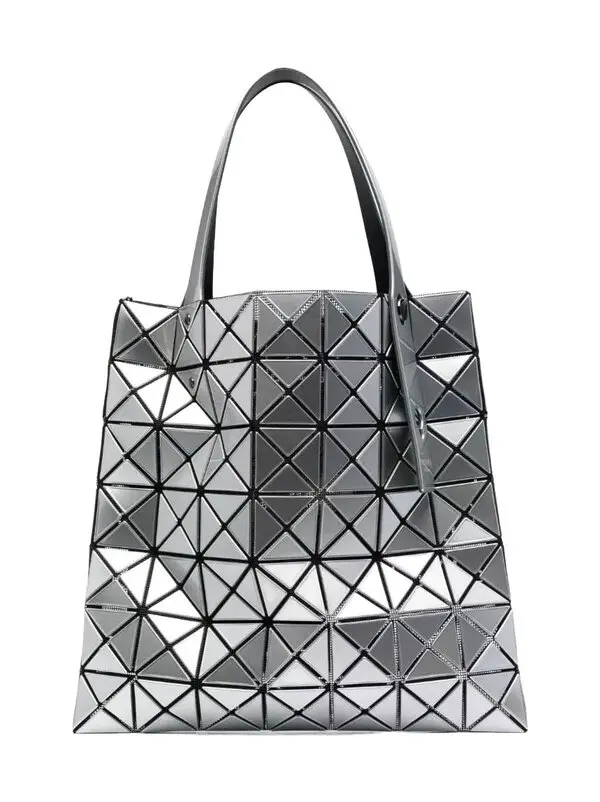 Issey Miyake Prism Metallic-finish Tote Bag - Silver