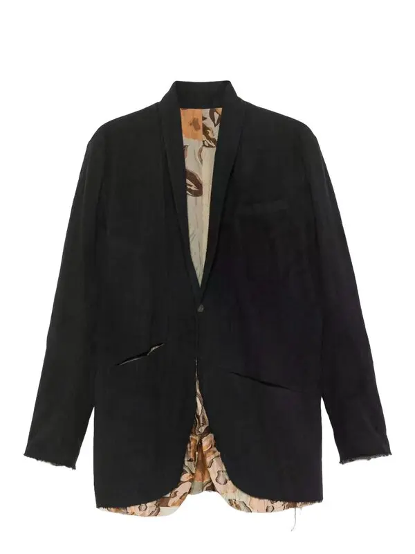 CHIAHUNG SU Cut-out Coat - Black