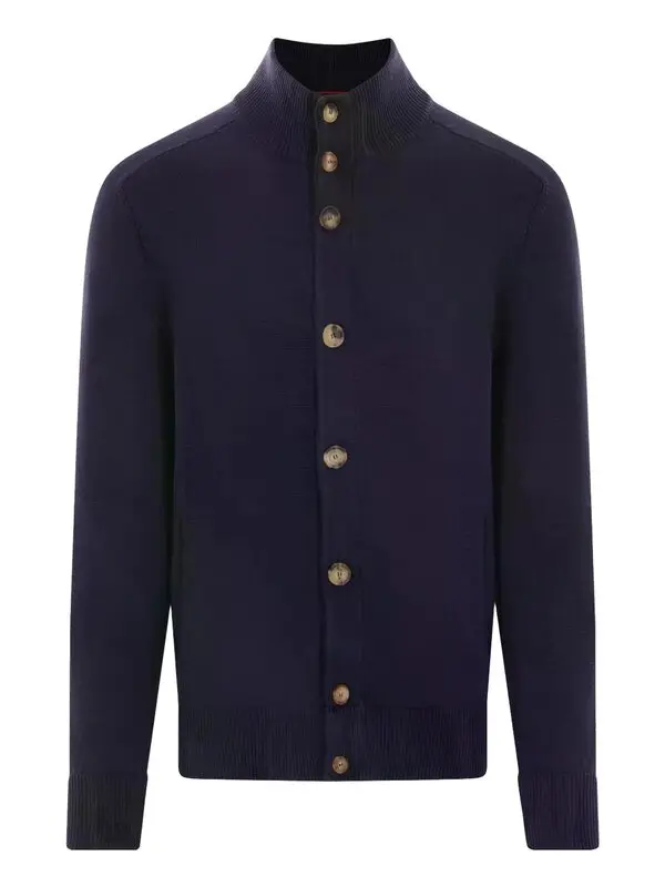 Brunello Cucinelli Buttoned Cardigan - Blue