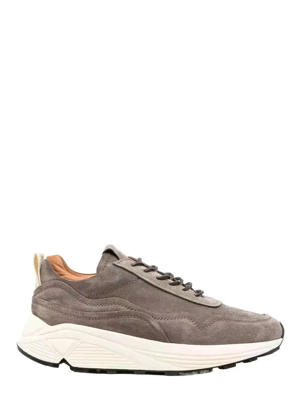 BUTTERO® Lace-up Chunky Sole Sneakers - Grey