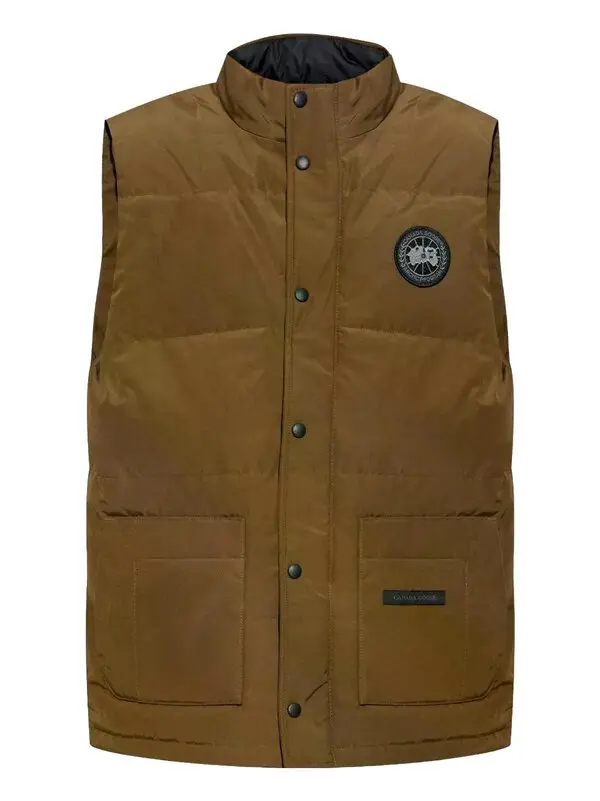 Canada Goose Logo-patch Gilet - Green