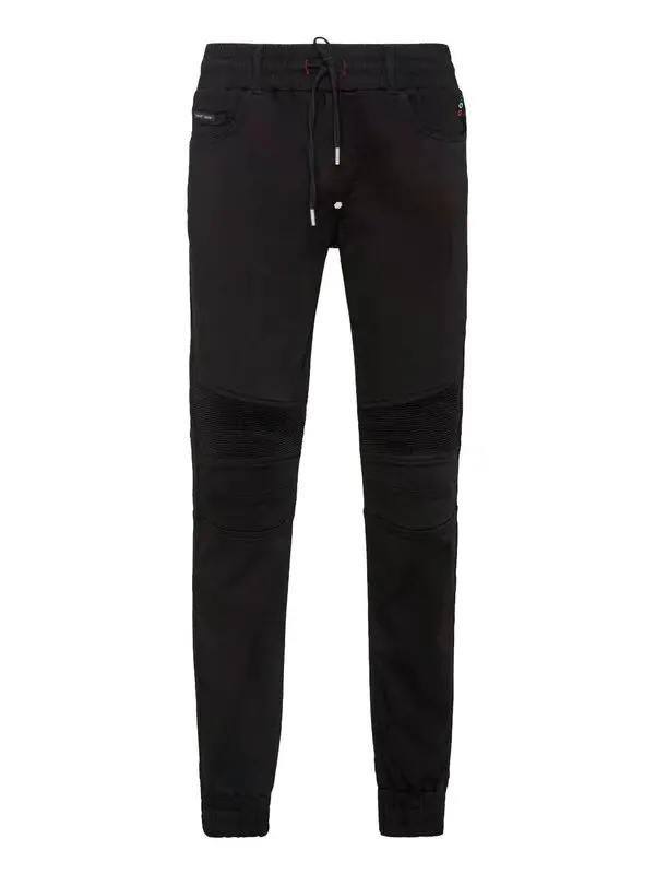 Philipp Plein Mid-rise Slim-fit Jeans - Black