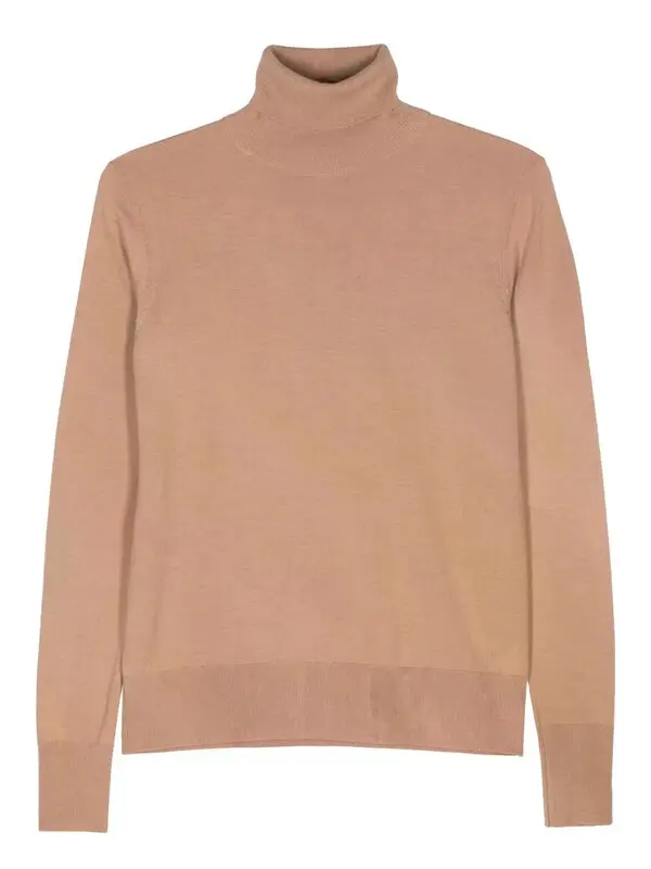 FORTE_FORTE Roll-neck Virgin-wool Jumper - Neutrals