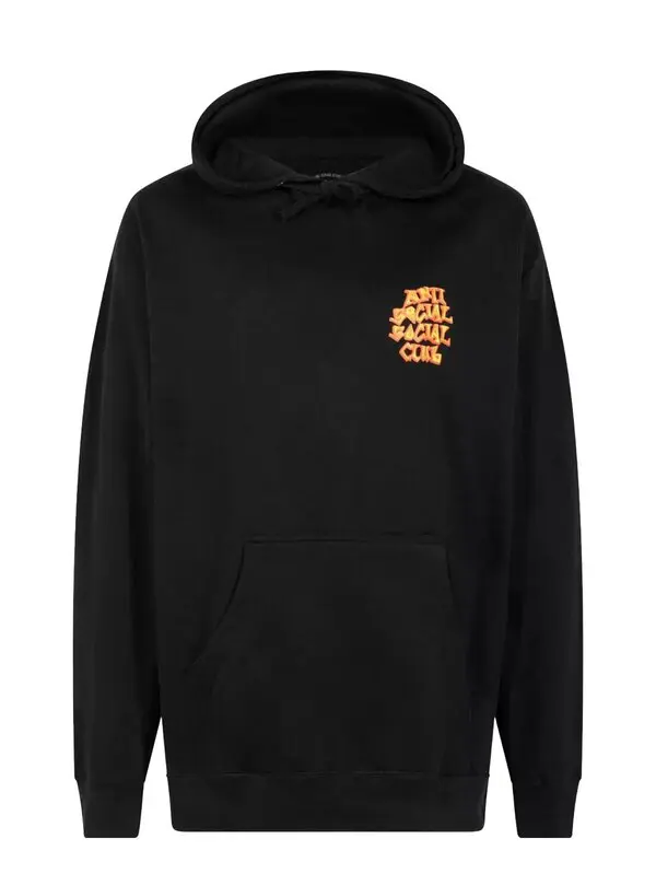 ANTI SOCIAL SOCIAL CLUB Low Brow Members Only Hoodie - Black